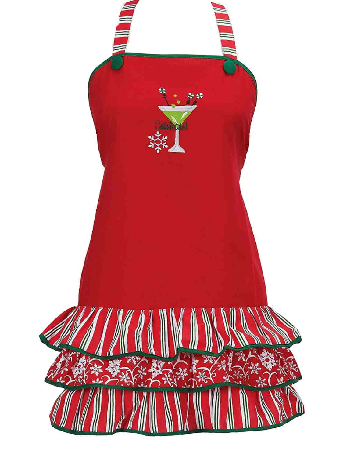 Kay Dee Designs Frill Apron, Celebrate! 'Tis the Season! Bib Style ...