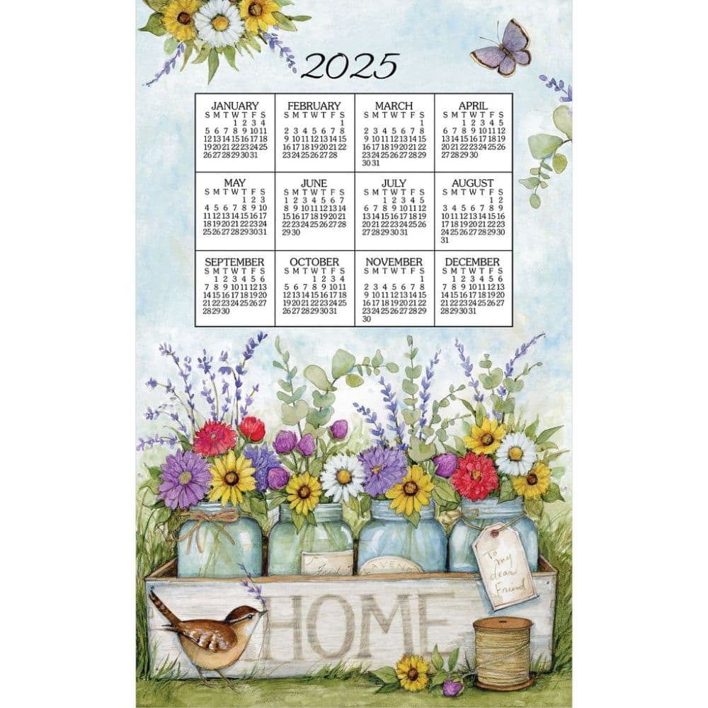 Kay Dee Designs, Home Floral 2025 Calendar Towel - Walmart.com