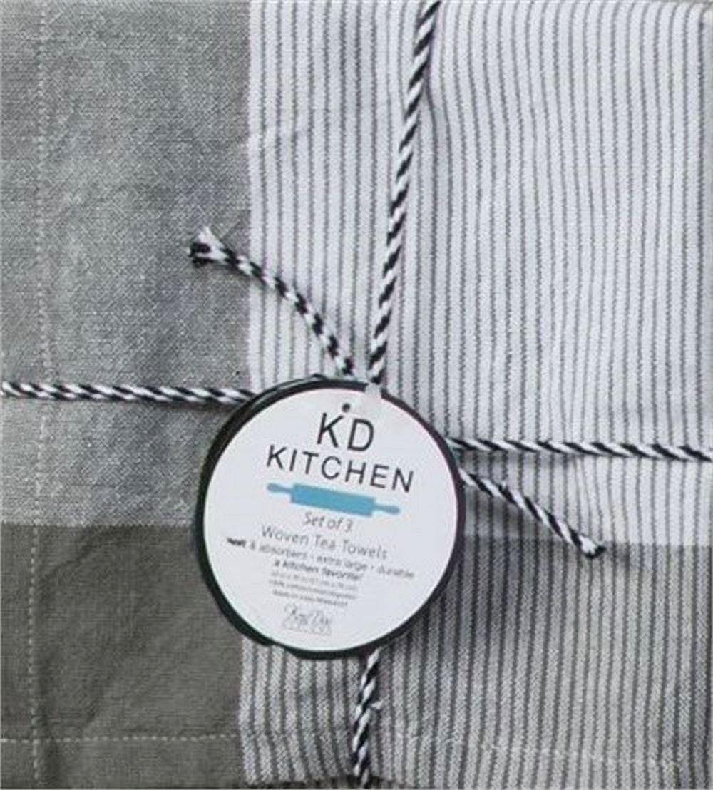 Kay Dee Designs KD Kitchen Tea Towel Set, Gray - Walmart.com