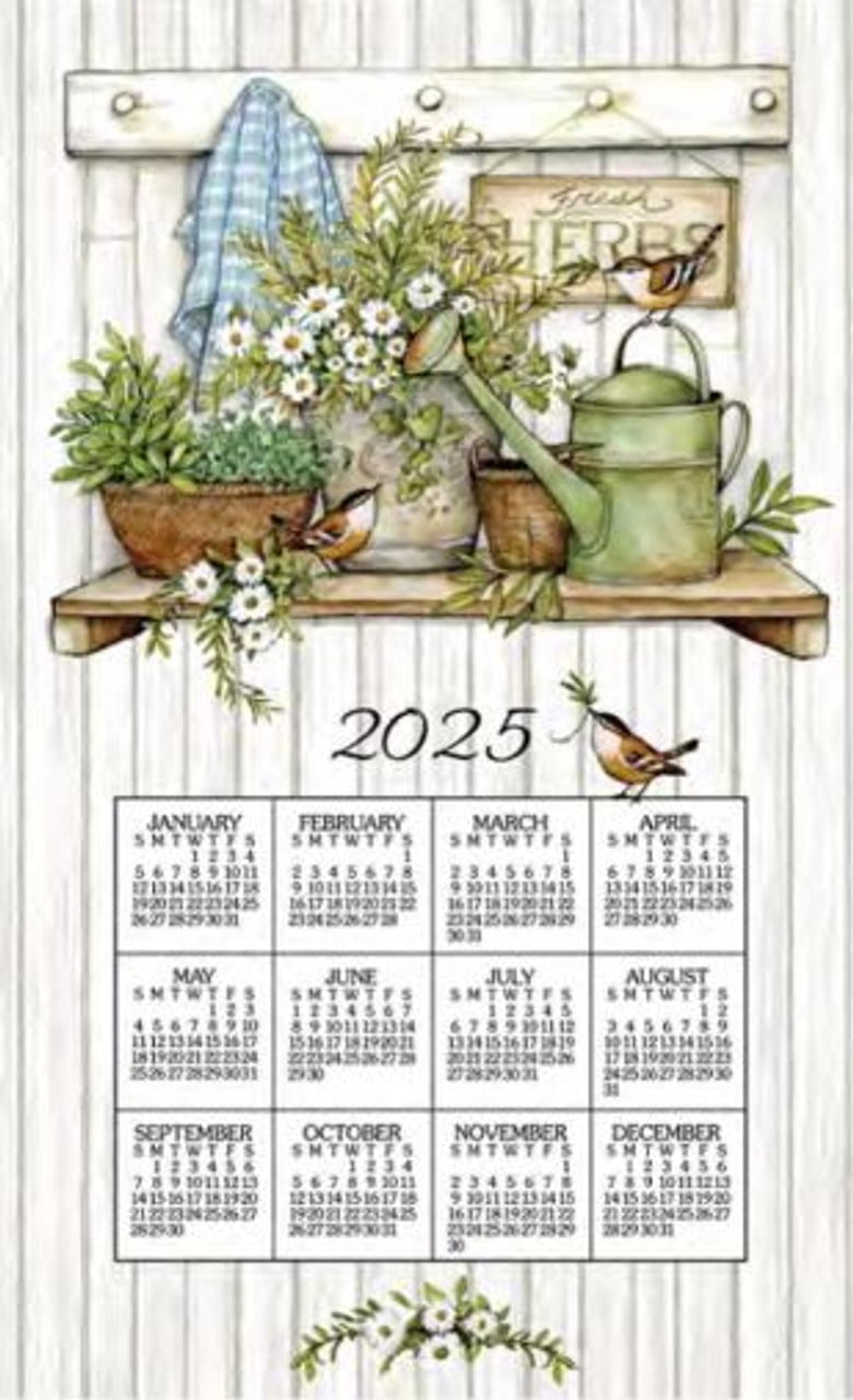Kay Dee Towel Calendar, Fresh Herbs - 2025 (F3478) - Walmart.com
