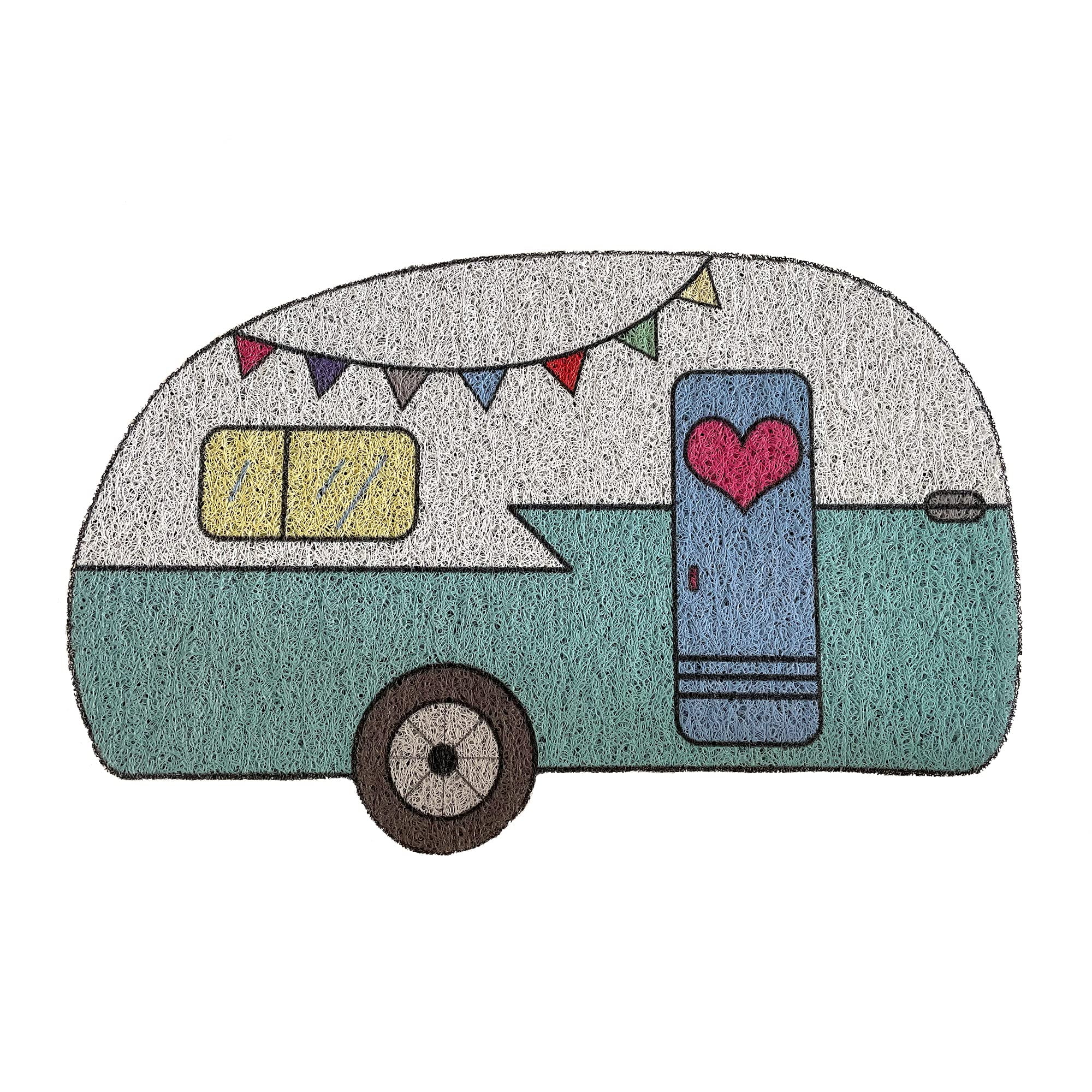 Kay&J Camper Door Mat, 16x24 Inch-Indoor Outdoor RV Welcome mat- Traps ...