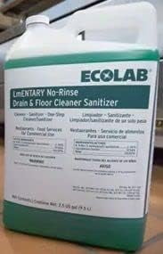 Kay Lmentary No-Rinse Drain and Floor Cleaner Sanitizer, 2 Gallon - 2 ...