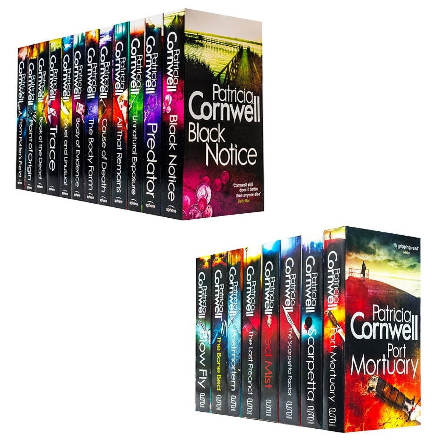 Kay Scarpetta Series 20 Books Collection Set By Patricia Cornwell ...