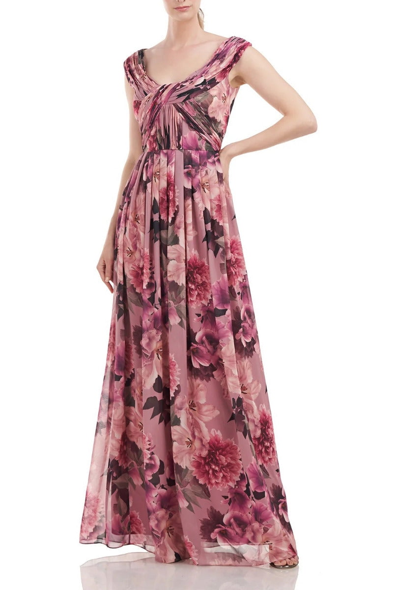 Kay Unger womens Dawson Gown, 6, Pink - Walmart.com