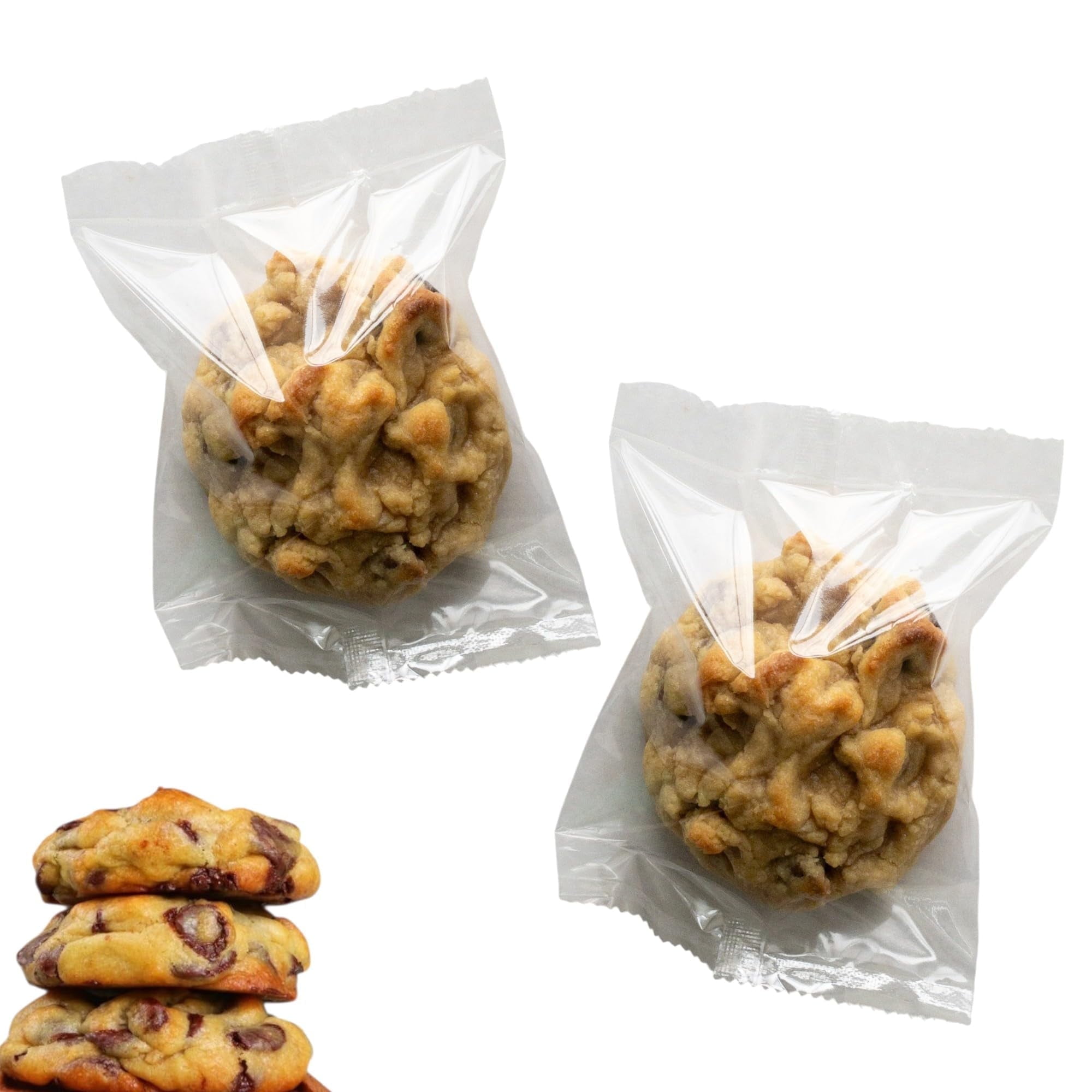 KayLe 200-Pack Clear Cookie Bags, 5x7 in, Heat Sealable Treat Bags for ...