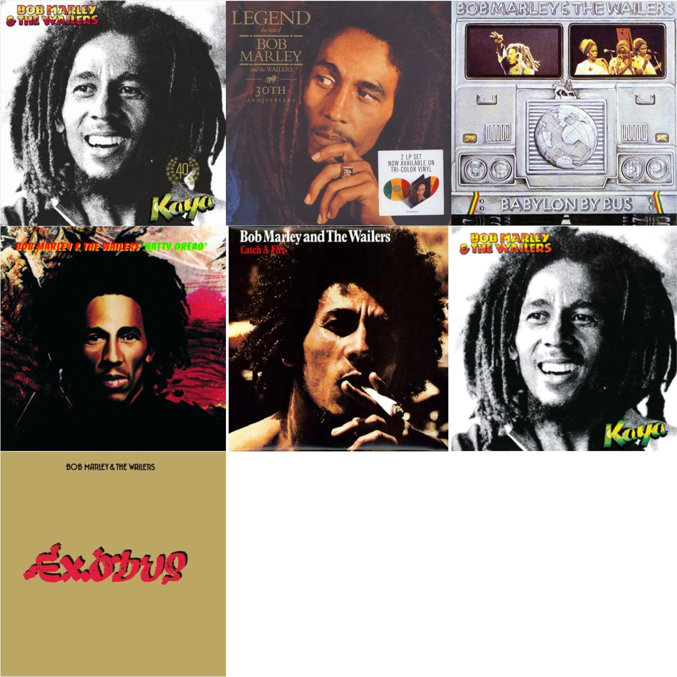 Kaya 40 (2 LP) & Legend (30Th Anniversary) & Babylon By Bus & Natty Dread (180G) & Catch A Fire ...