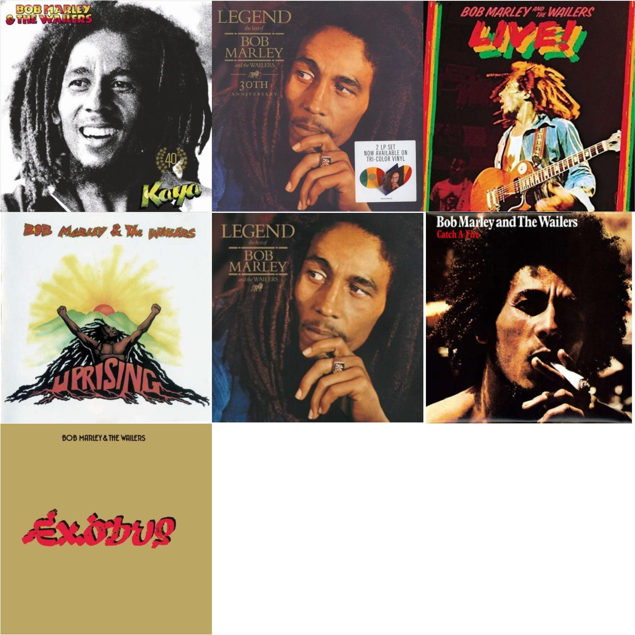 Kaya 40 (2 LP) & Legend (30Th Anniversary) & Live (180G) & Uprising ...
