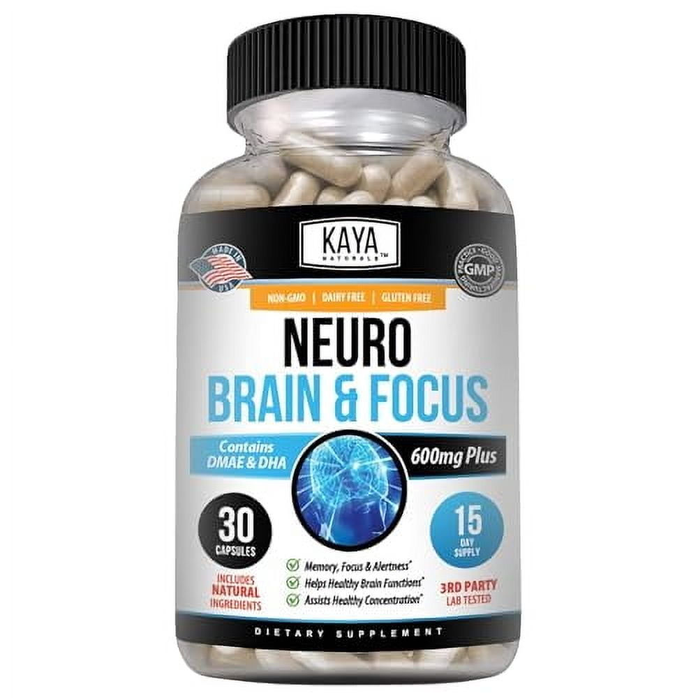 Kaya Naturals - Neuro Brain for Memory & Focus - Nootropic Energy ...