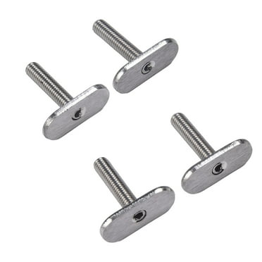Pmsanzay 2 Pack M8 Heavy-Duty Full Stainless Steel Eye Bolt Eyelet ...