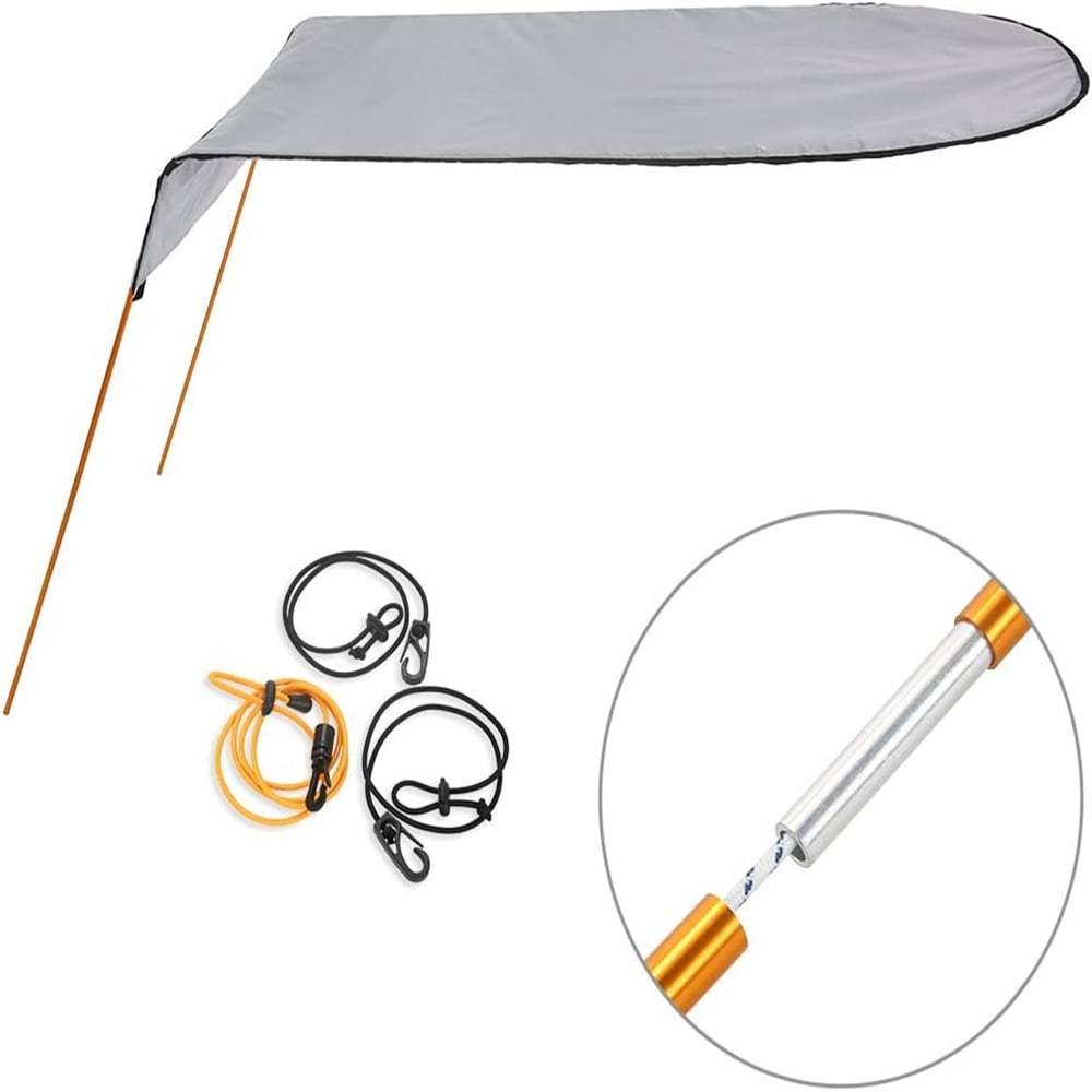 Kayak Boat Sun Shade Canopy, Universal Single Canopy with Storage Bag ...