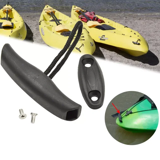 Kayak Canoe Carry Handle Pull Handle T-Handle Grip with Cord, Pad Eyes ...