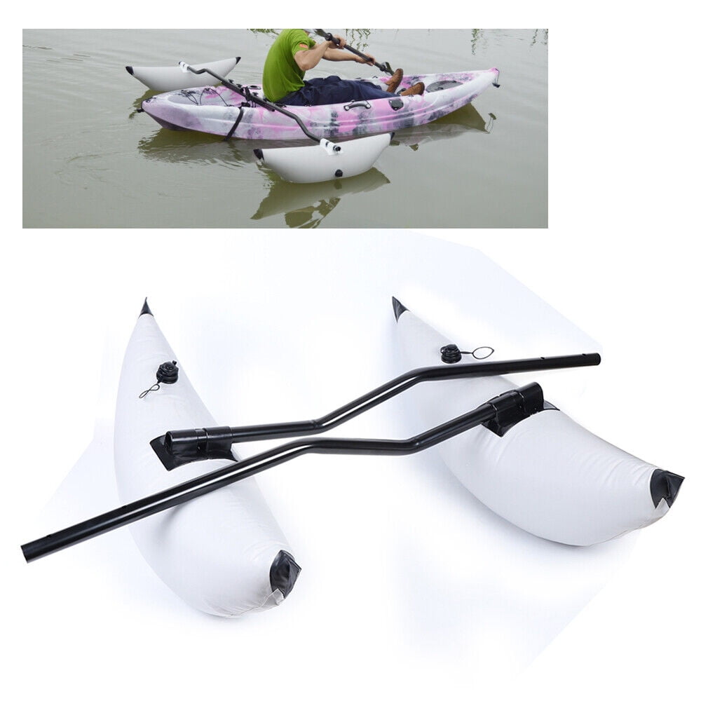 Kayak Canoe Outrigger Stabilizer PVC Inflatable Pontoon Fishing Float ...