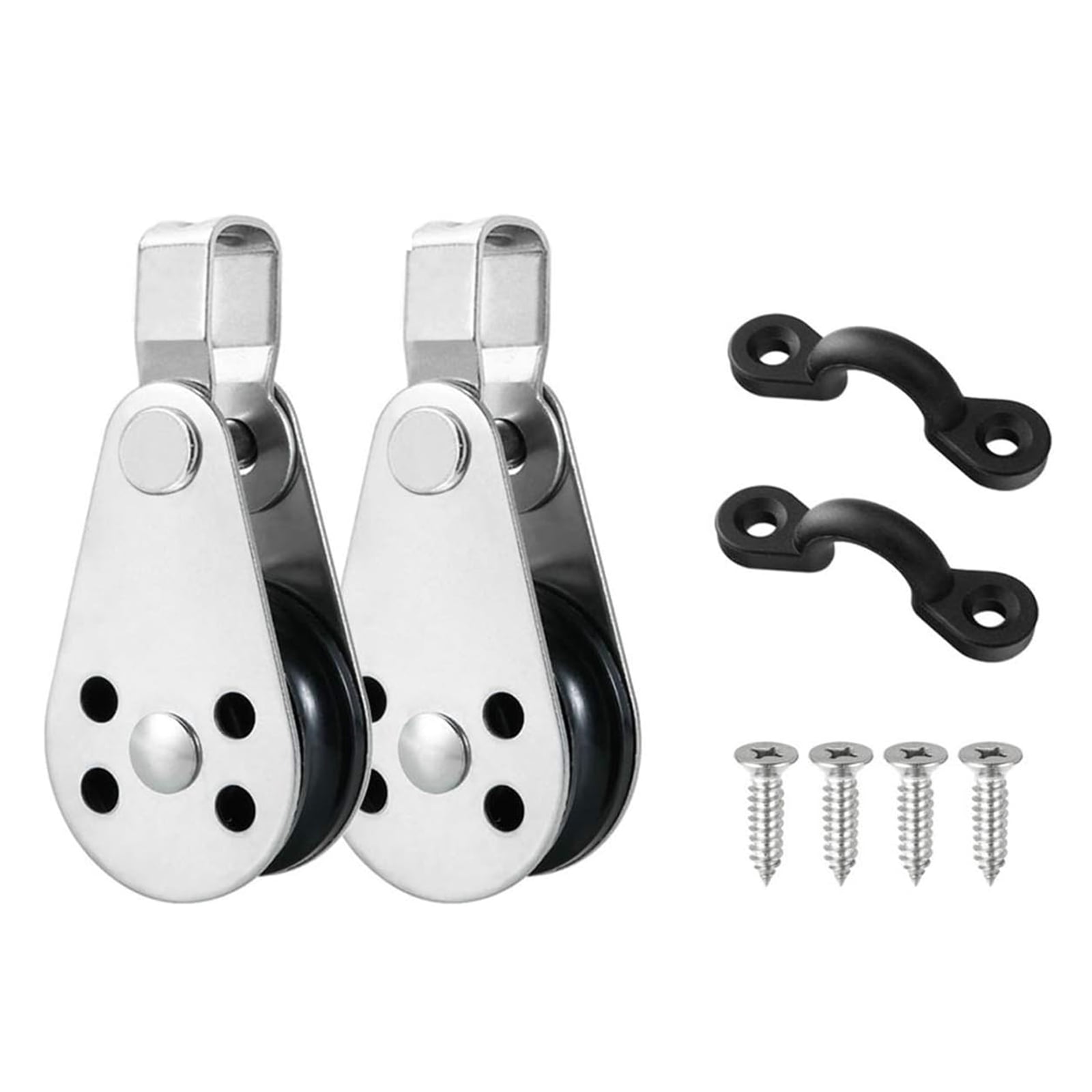 Kayak Canoes Anchors Trolley Kits Stainless Steel Pulley Block with Pad ...