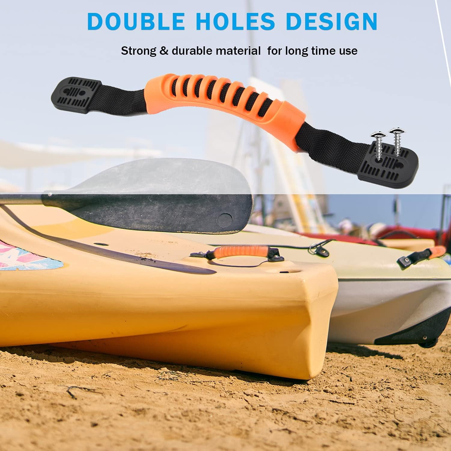 Kayak Carry Handle Rigging Kit - 15FT 6mm Bungee Cord for Kayaks Canoes ...