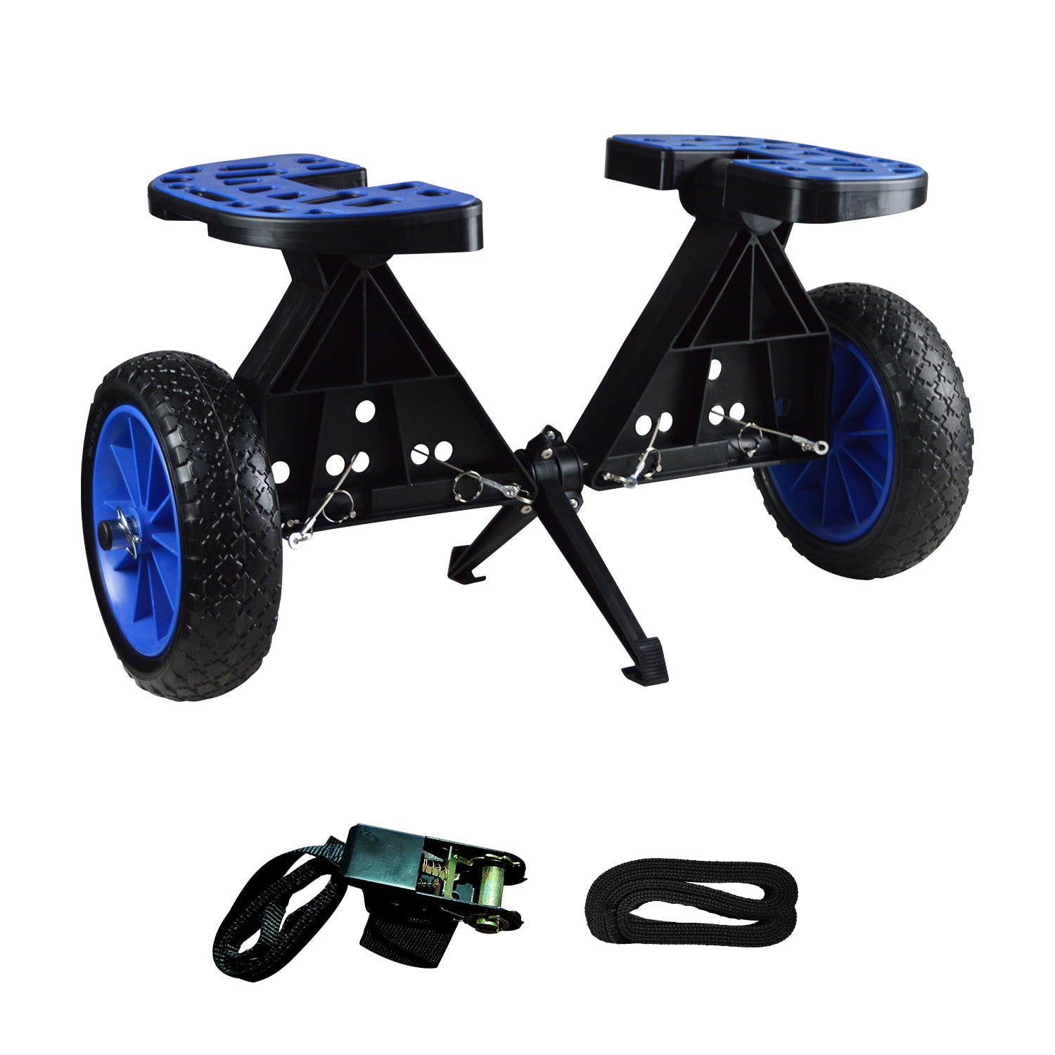 Kayak Cart, Adjustable Stainless Steel SUP Canoe Dolly Cart, Transport ...