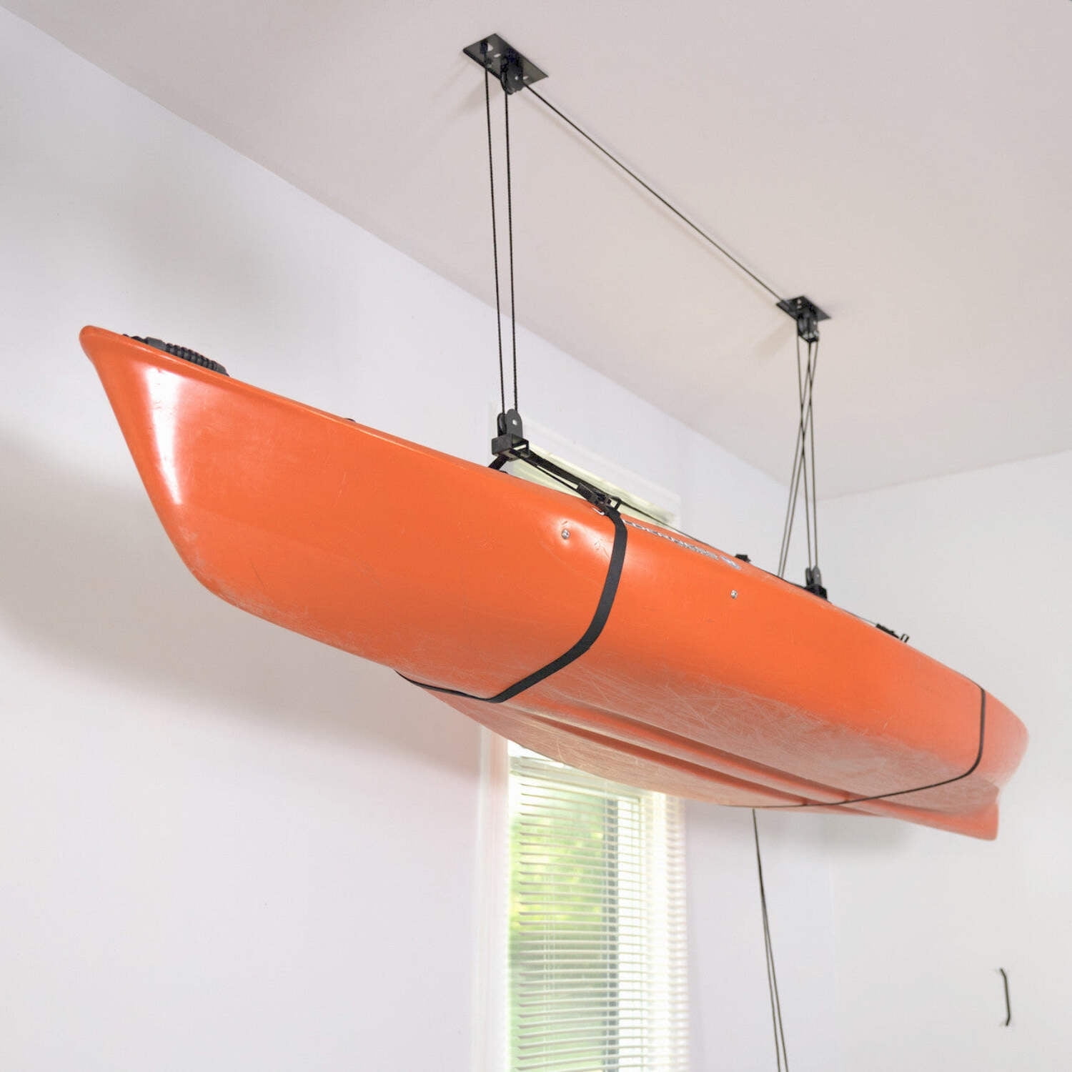 StoreYourBoard Kayak and Canoe Ceiling Pulley System, Garage Mount ...