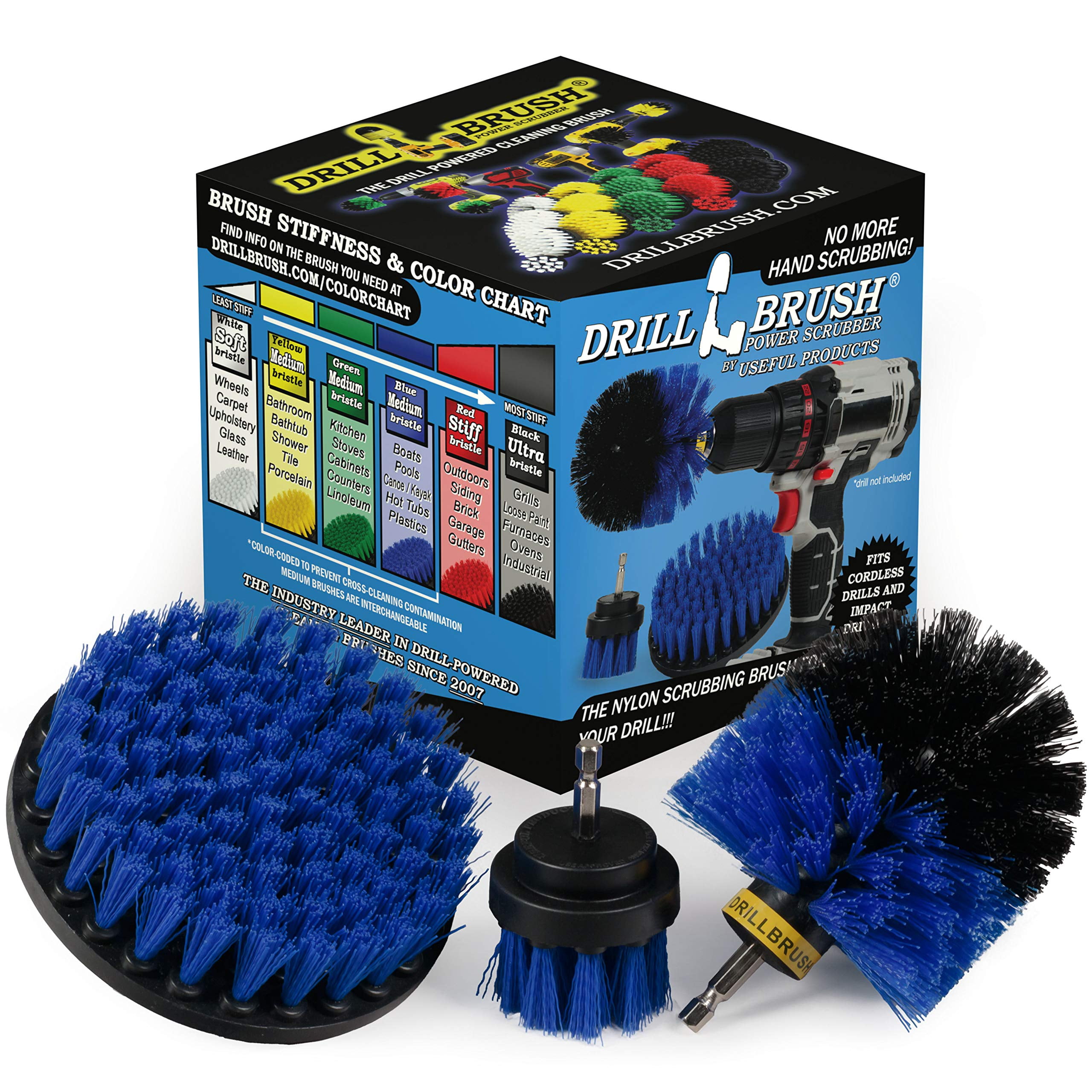Kayak - Cleaning Supplies - Drill Brush - Boat Accessories - Hull, Deck ...