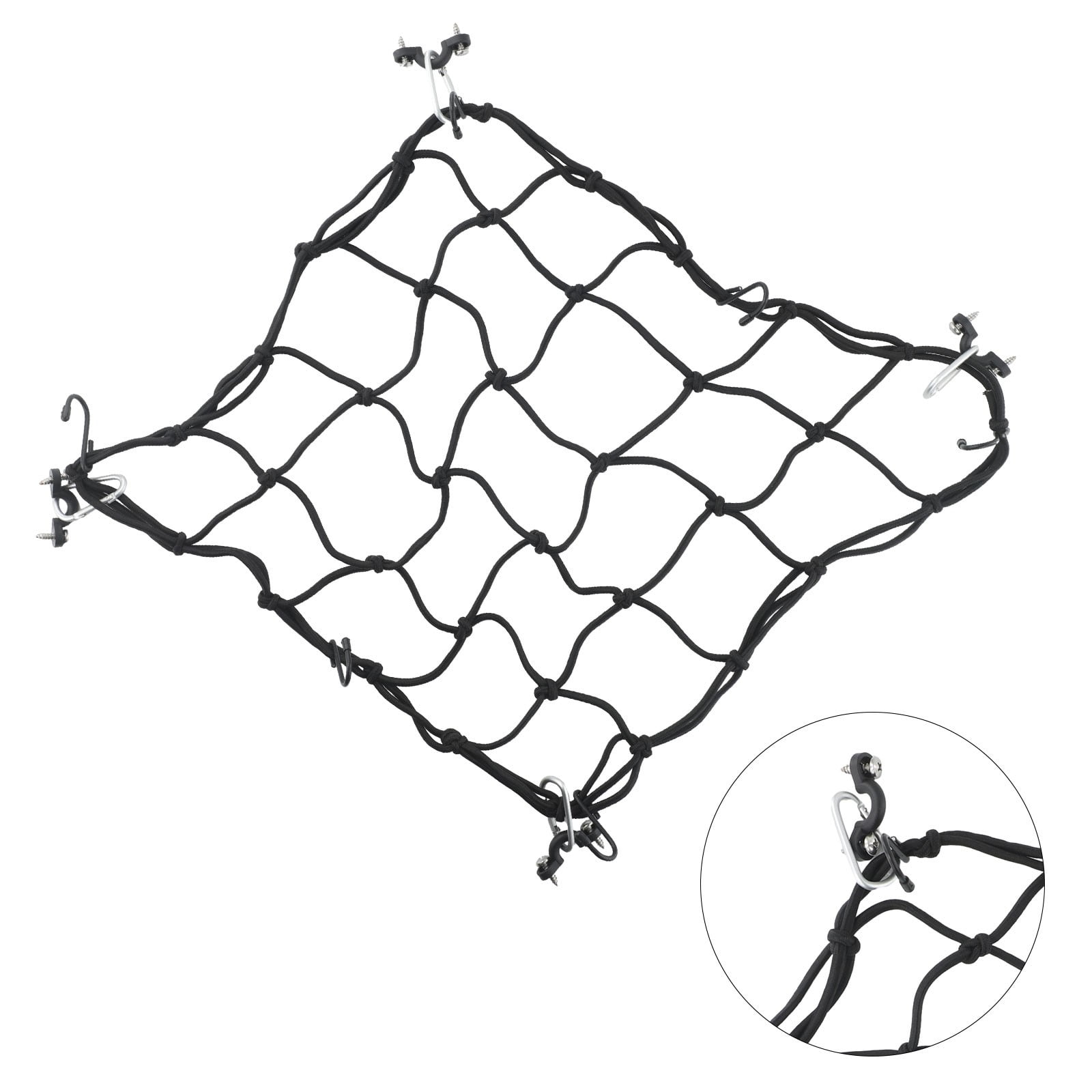 Kayak Deck Cargo Bungee Net Pad Eyes and Snap Hooks Kayak Accessories ...