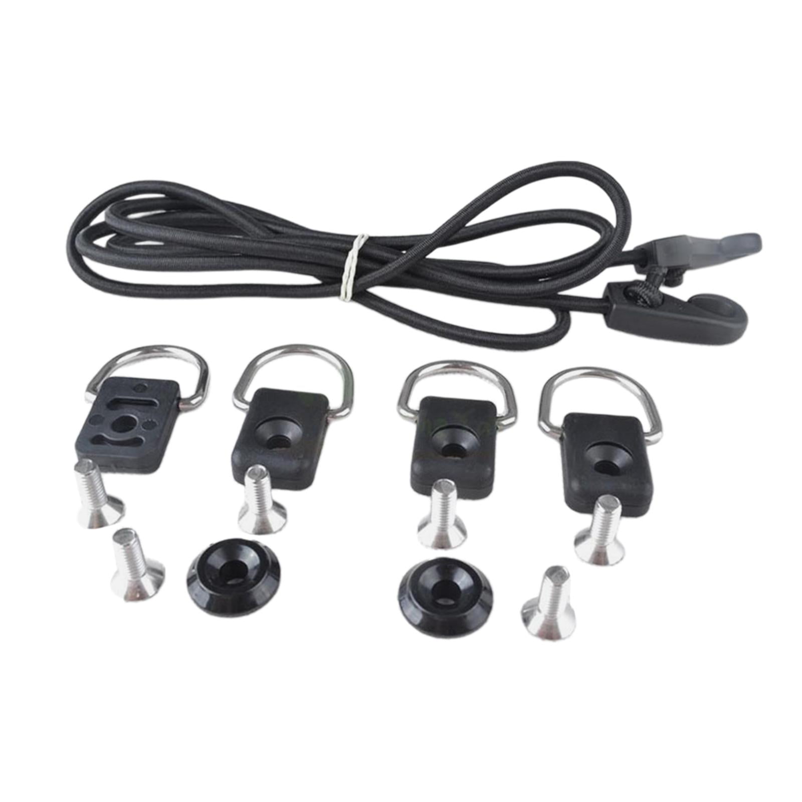 Kayak Deck Rigging Elastic Bungee Shock Cord with Screws D Type Buckles ...