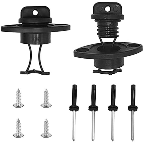 Kayak Drain Plug Kit Boat Scupper Plugs Thread Bung for Kayak Canoe ...