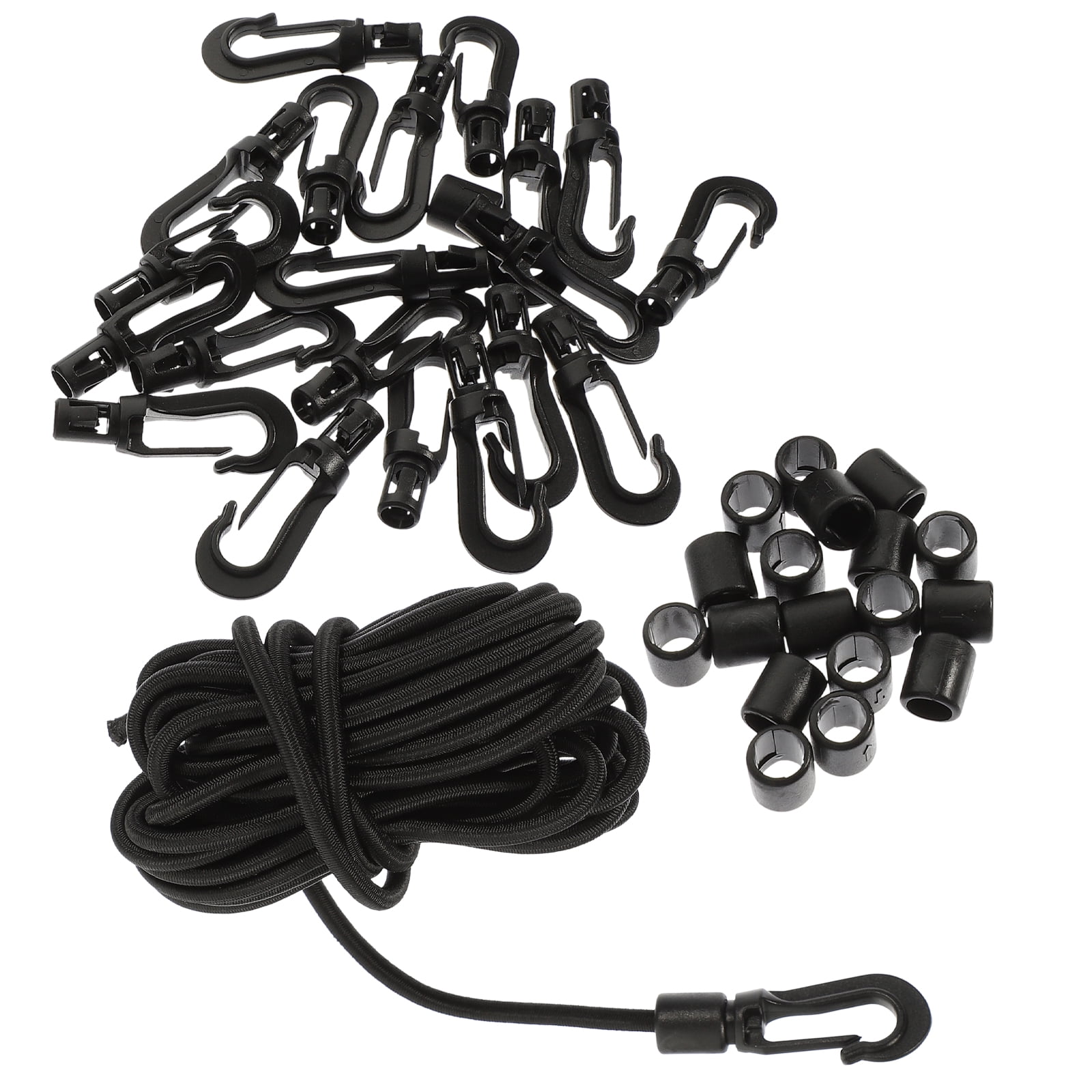 Kayak Elastic String Drainer Holder Kit Winch Cord Plugs Black ...