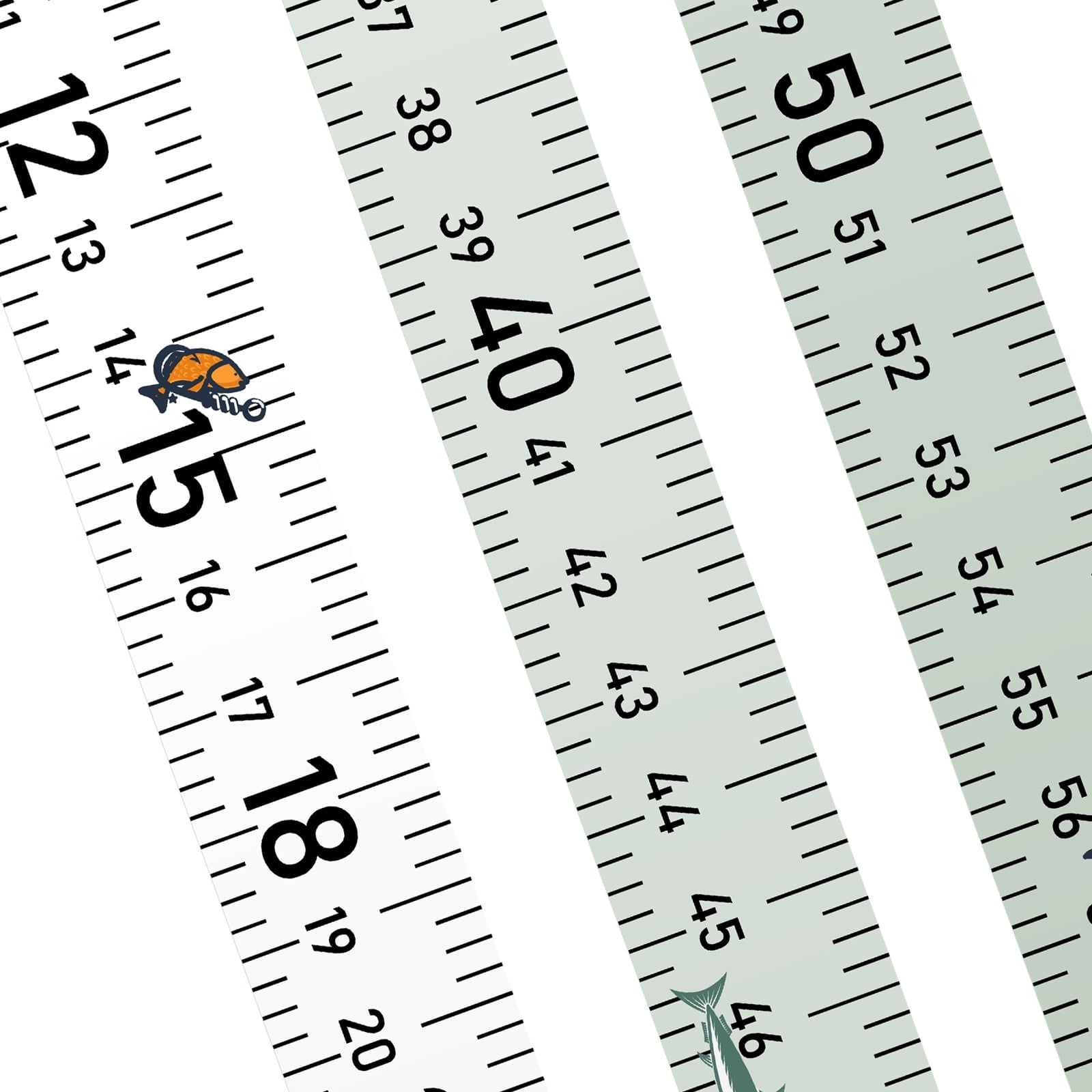 Kayak Fish Ruler 58 inch Adhesive Fishing Measuring Tape for Boat 3 ...