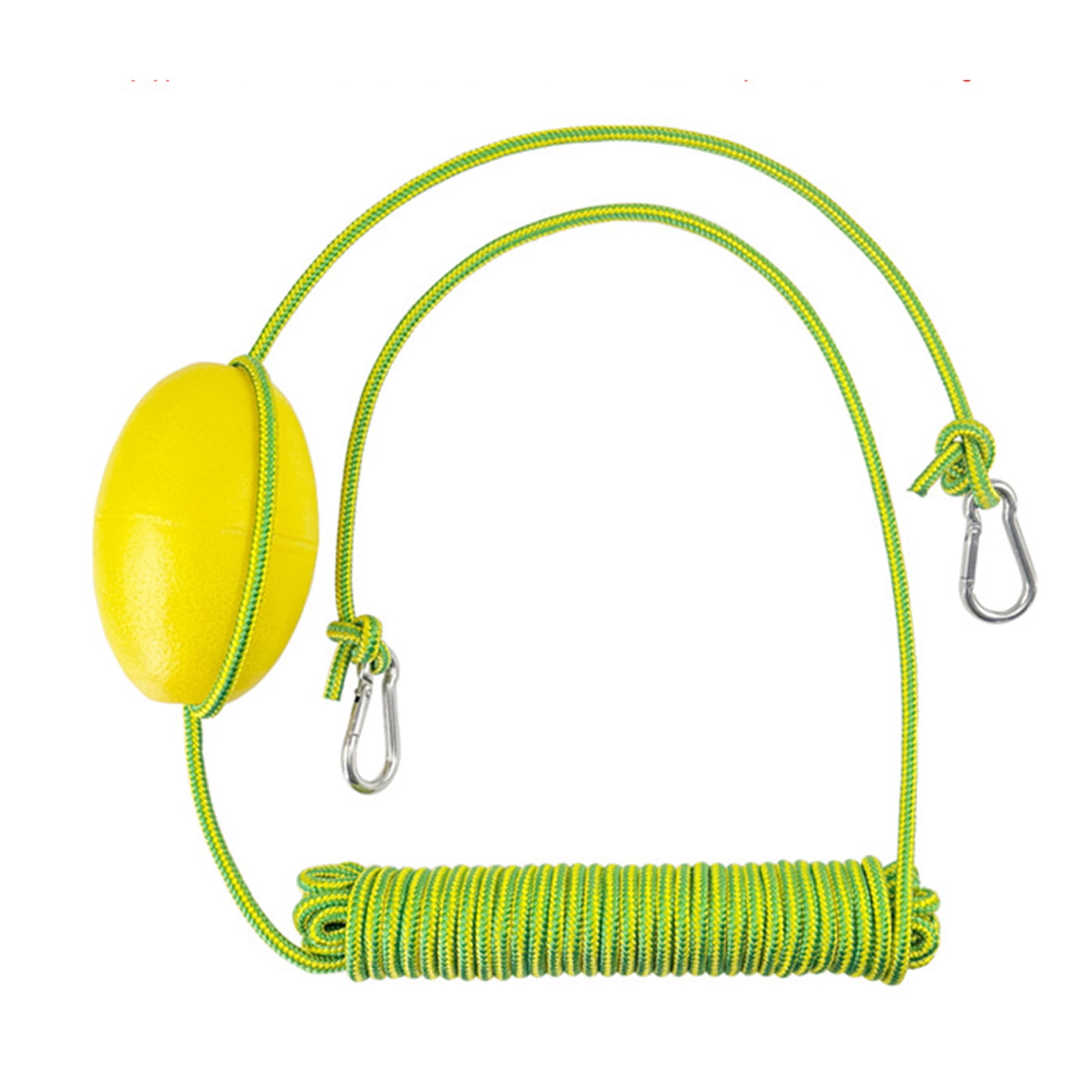 Kayak Float Rope Tow Line with Marker Buoy PVC Ball Stainless Steel ...