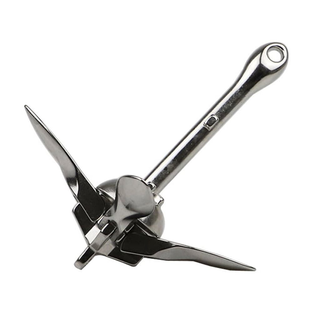 Kayak Folding Anchor Canoe Boat Anchor Yacht Boat Anchor 316 Stainless ...