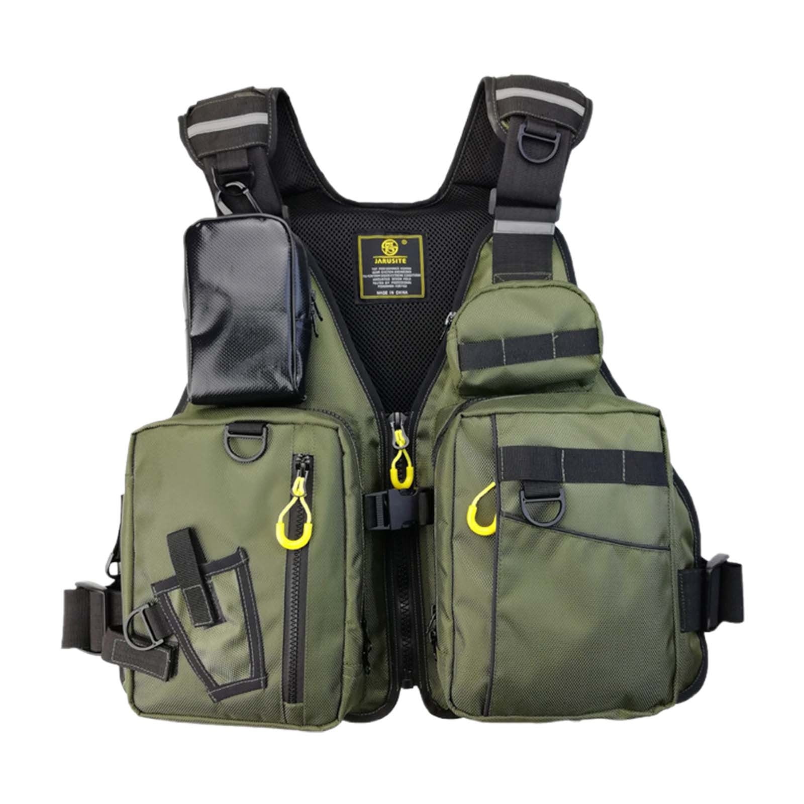 Kayak Life Jacket Large Buoyancy Adult Outdoor Fishing Life Vest Pocket ...