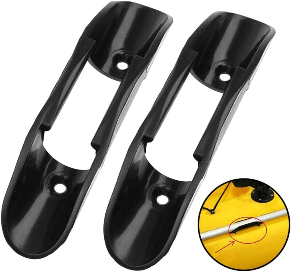 Kayak Marine Boat Paddle Clip Holder Watercraft Black Plastic ...