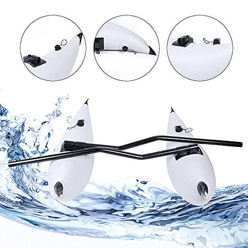 Kayak Outrigger Stabilizer, 2 PCS PVC Inflatable Pontoon Fishing Float ...