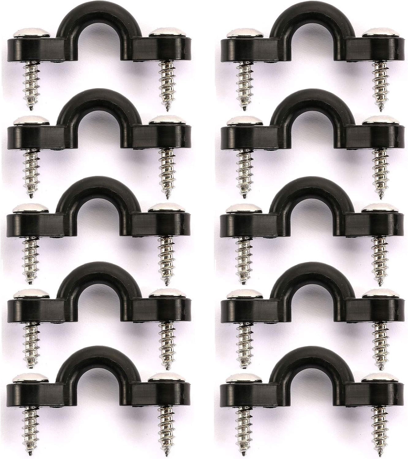 Kayak Pad Eye Kit, 20PCS Nylon Bungee Deck Loops Tie Down Pad Eye with ...