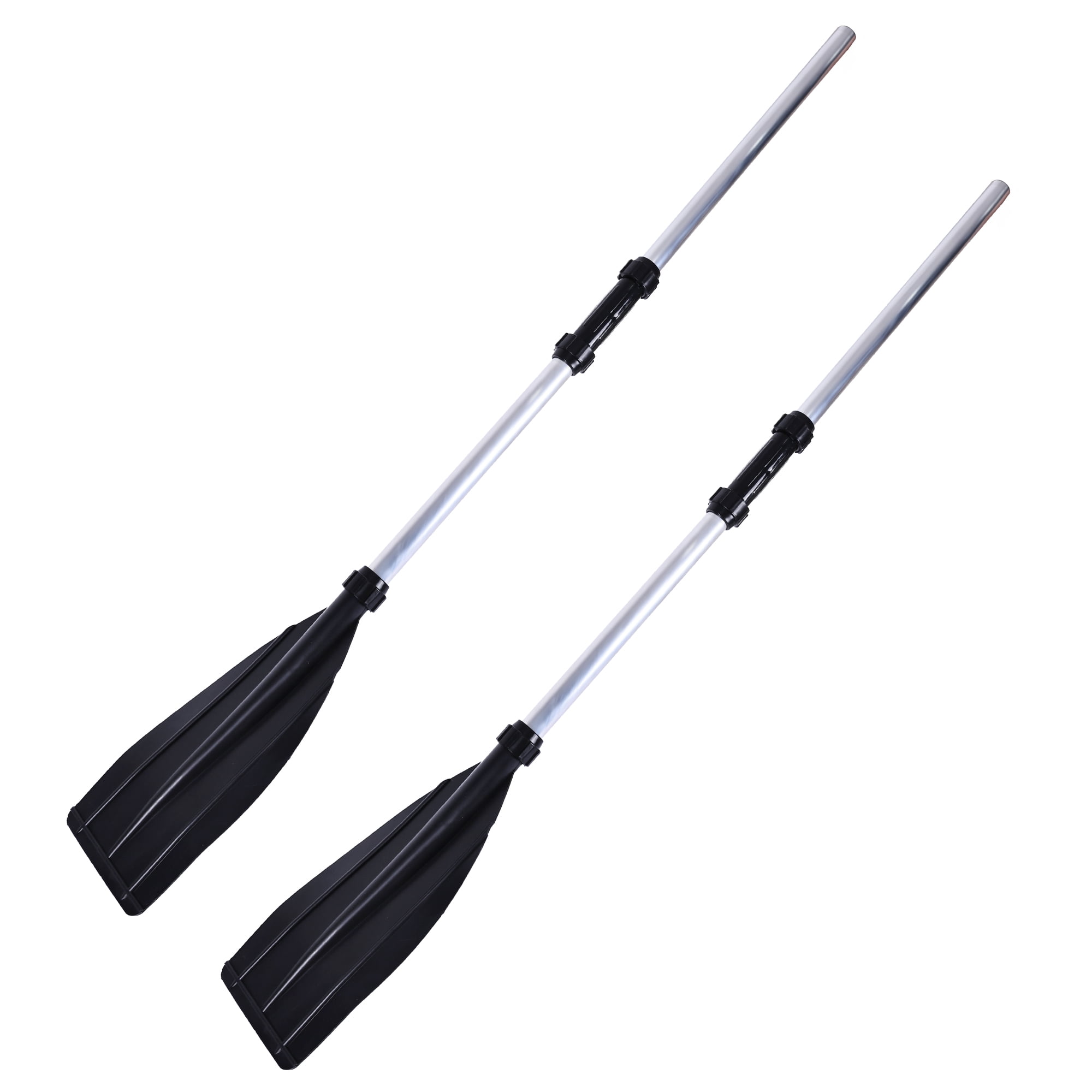HDJ Lightweight & Detachable Kayak Paddle with Ribbed Blade, Aluminium ...