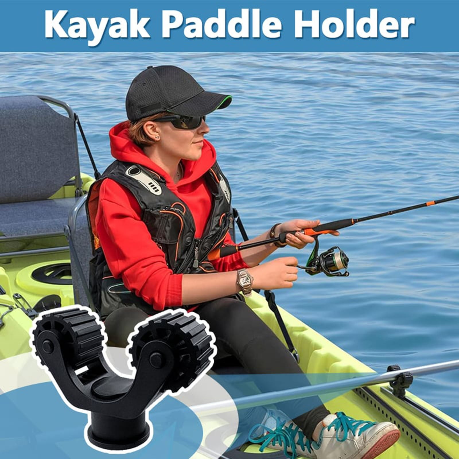 Kayak Paddle Holder | Track Mount for Kayak Paddles | Fishing ...