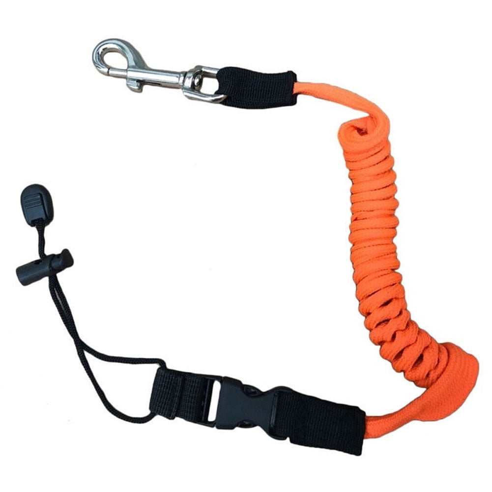Kayak Paddle Leash, Elastic Surf Canoe Kayak Paddle Coiled Leash Cord ...
