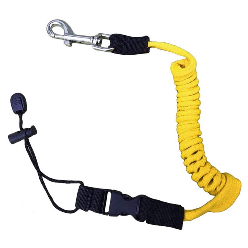 Kayak Paddle Leash, Elastic Surf Canoe Kayak Paddle Coiled Leash Cord ...
