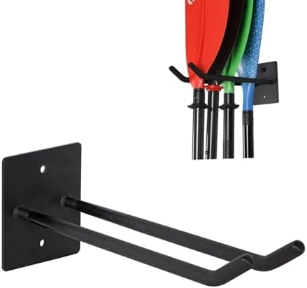 Kayak Paddle Storage Rack Paddle Rack Wall Mount, Garage Oars Holder ...