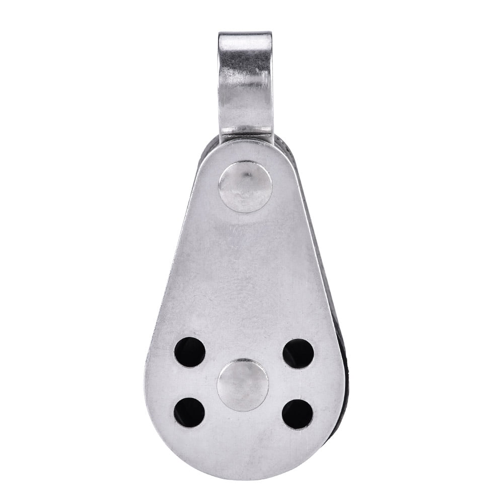 Kayak Pulley Stainless Steel Pulley Kayak Canoe Boat Anchor Trolley Kit ...
