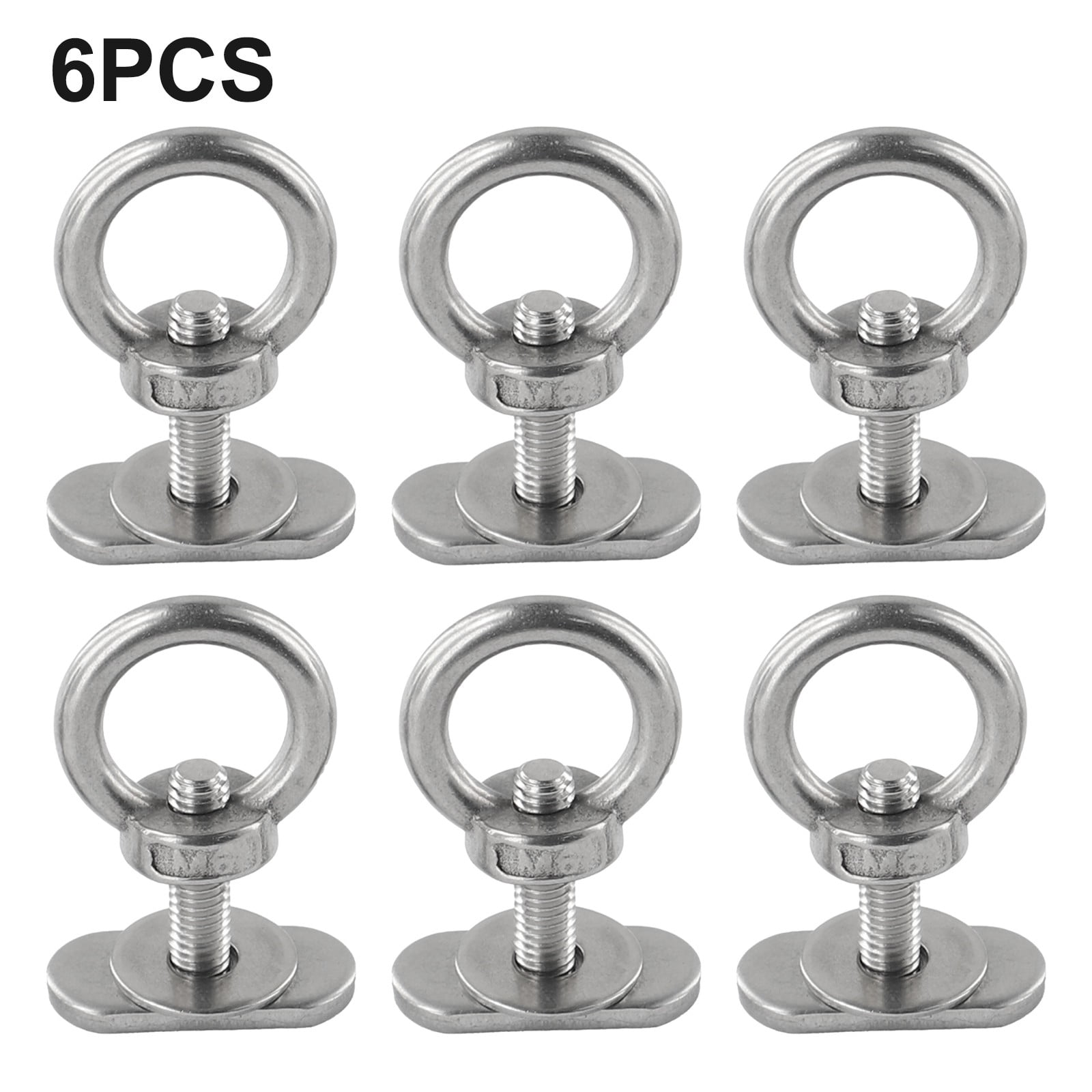 Kayak Rail Track Mount Tie Down Eyelet Track Rail Adapter for Fishing ...