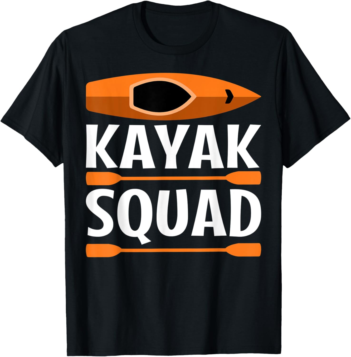 Kayak Recreational Outdoor Kayaking Squad Team Kayakers T-Shirt ...