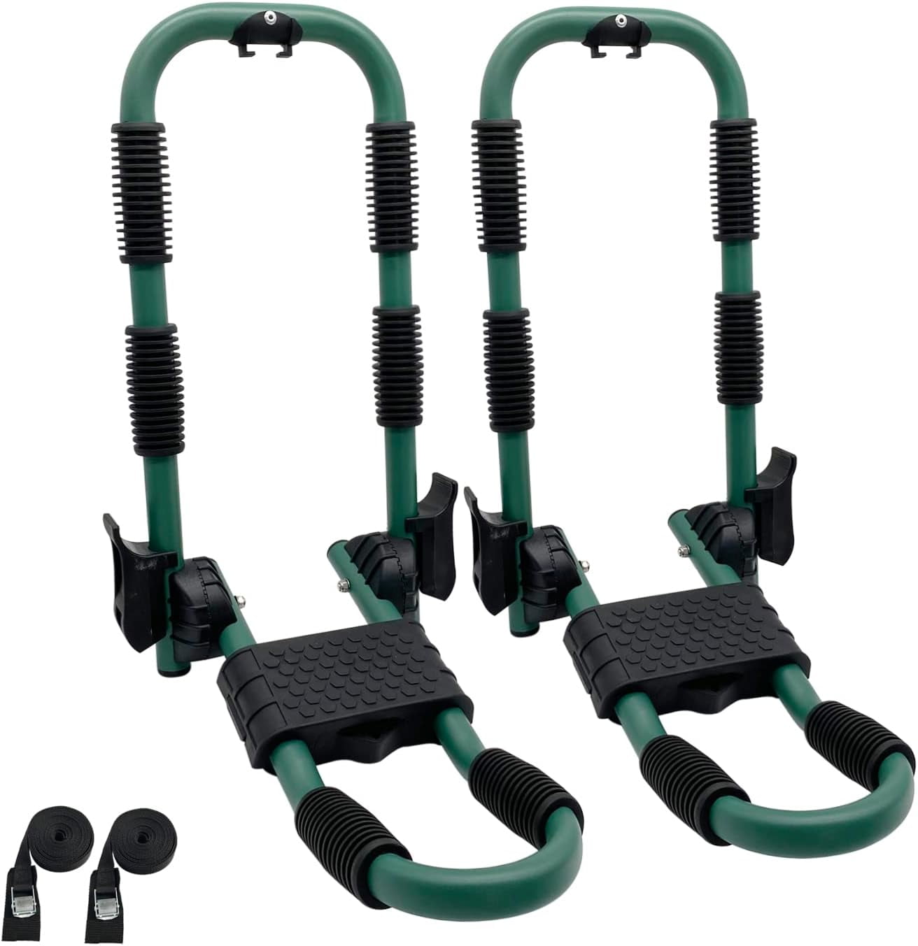 Kayak Roof Rack, Aluminum Kayak Canoe Carrier J-Style Folding Roof ...