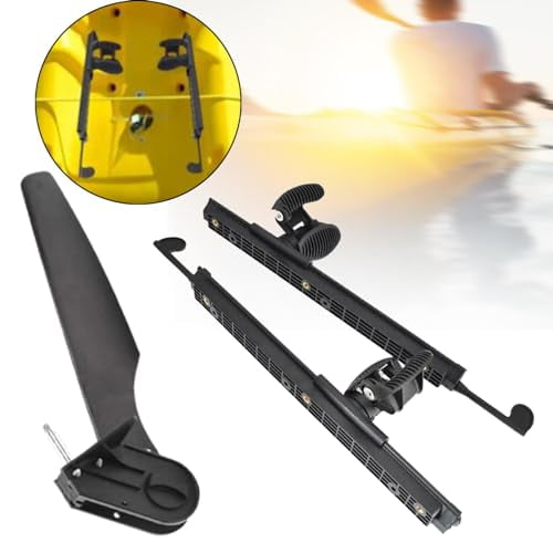 Kayak Rudder with Foot Brace Pedals Fixation, Foot Control Steering ...