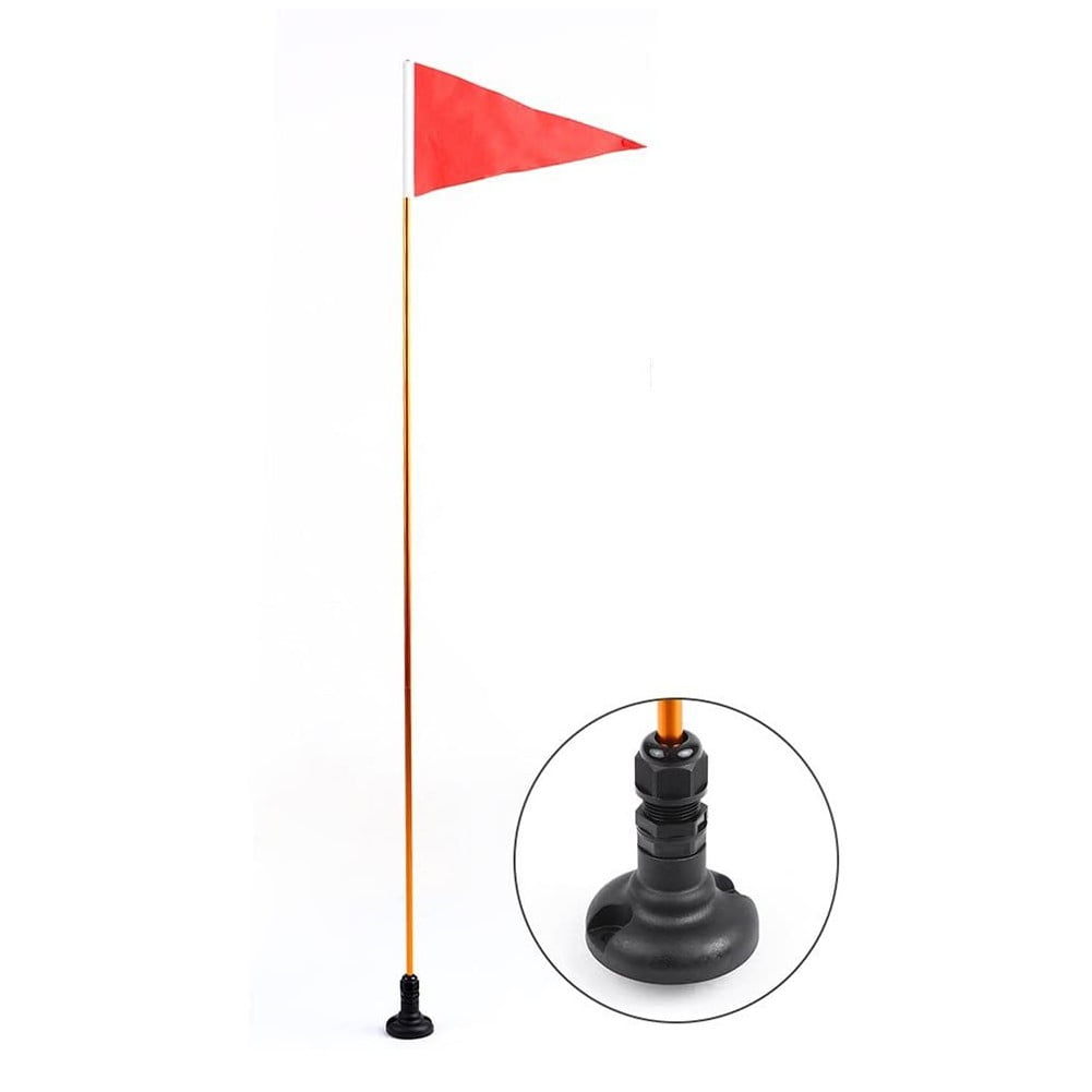 Kayak Safety Flag Canoe Flag Pole Mount Base Foldable Kayaking ...