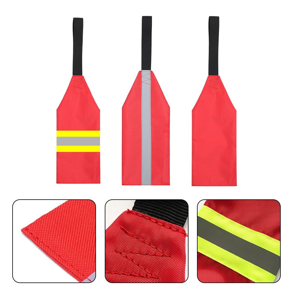Kayak Safety Travel Flag Towing Canoe For-Warning Flag With Reflective ...