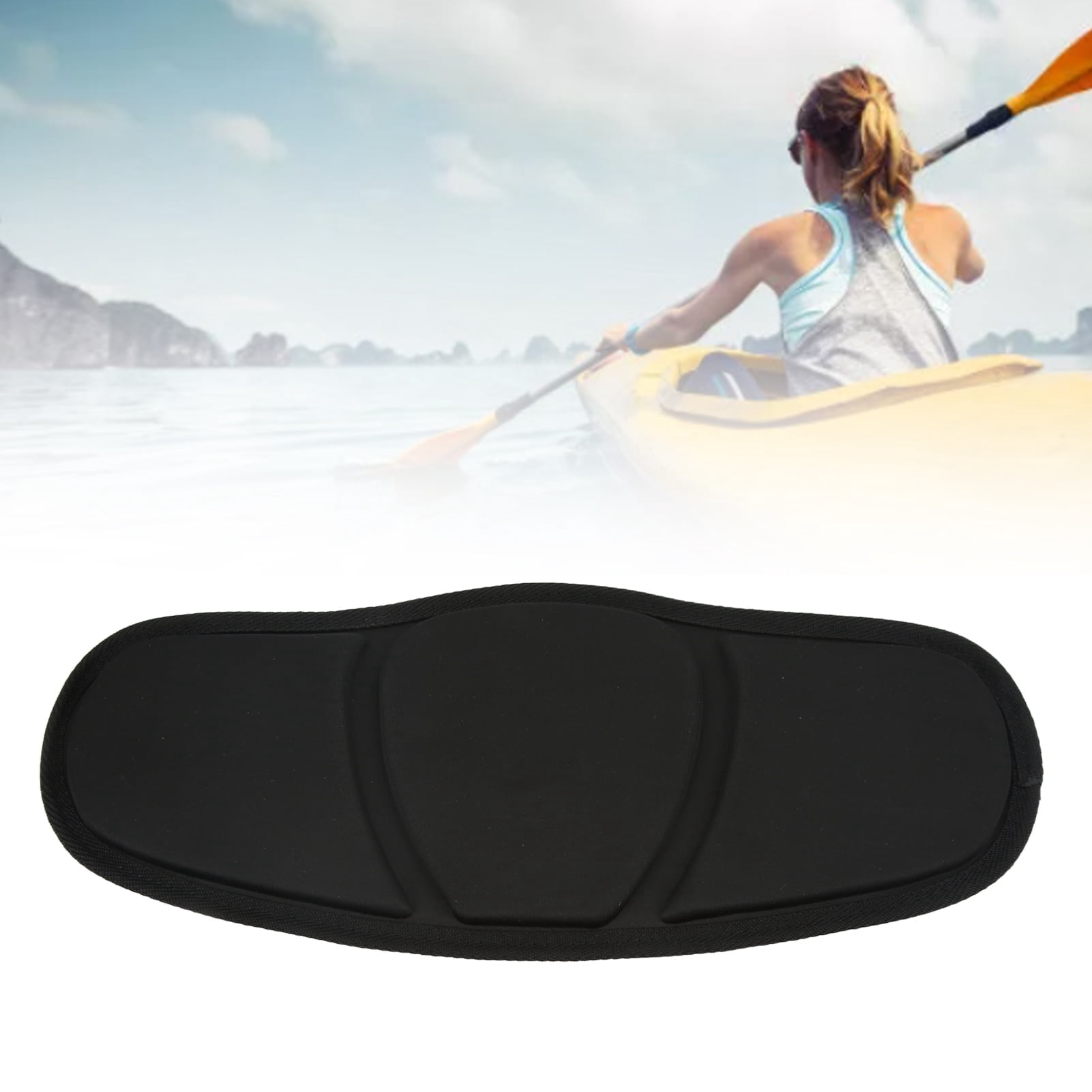 Kayak Seat Backrest EVA Canoe Boat Seat Back Band Adjustable Backrest ...