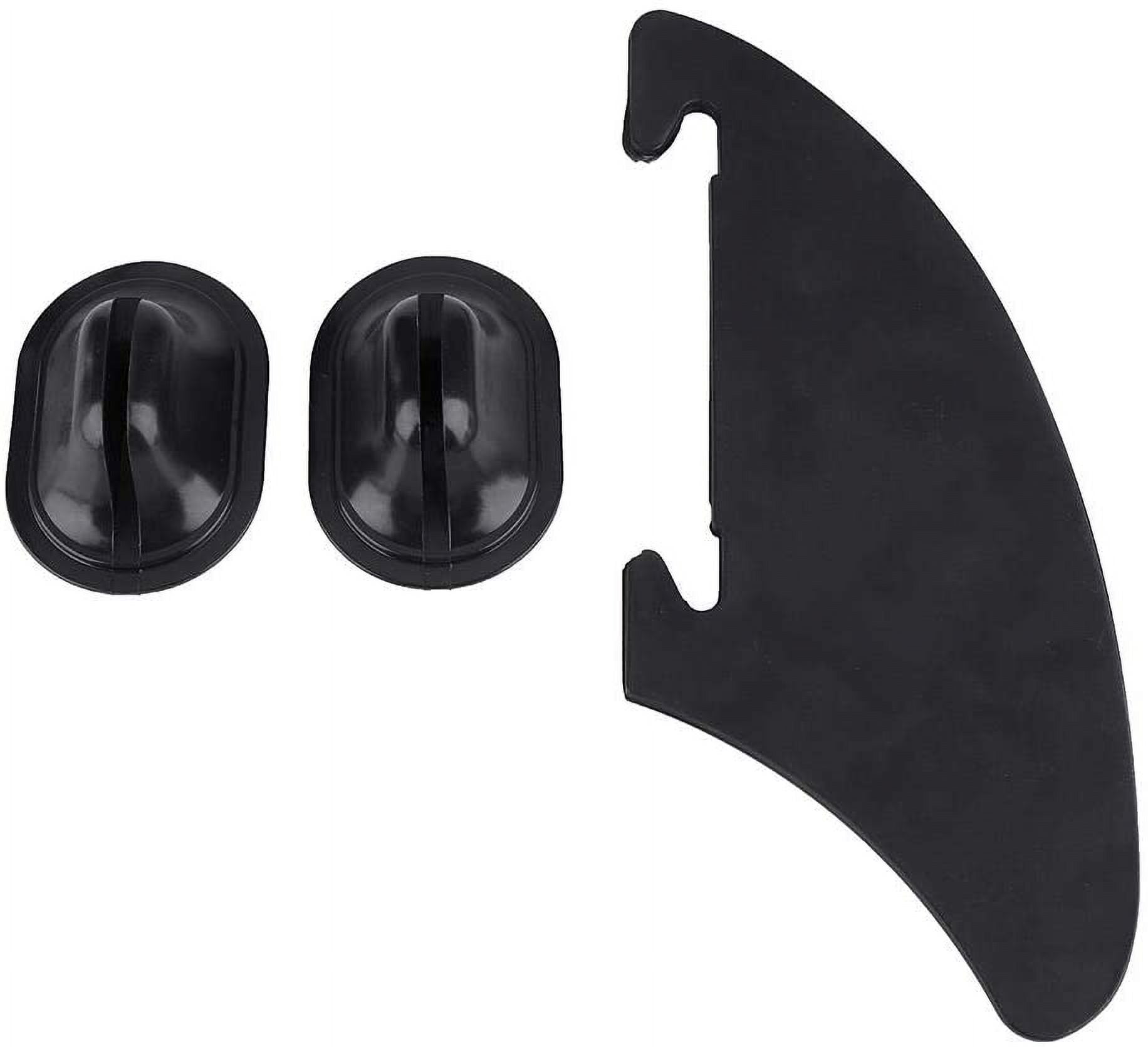 , Kayak Skeg Tracking Fin, Integral Fin Mounting Points, Black ...