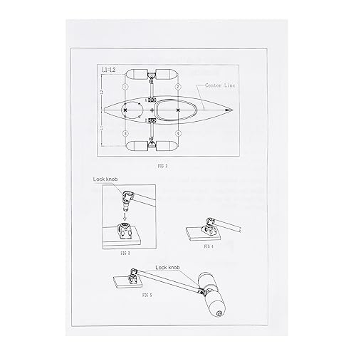 Kayak Stabilizers 1 Pair Kayak Outrigger PVC Boat Kayak Canoe ...