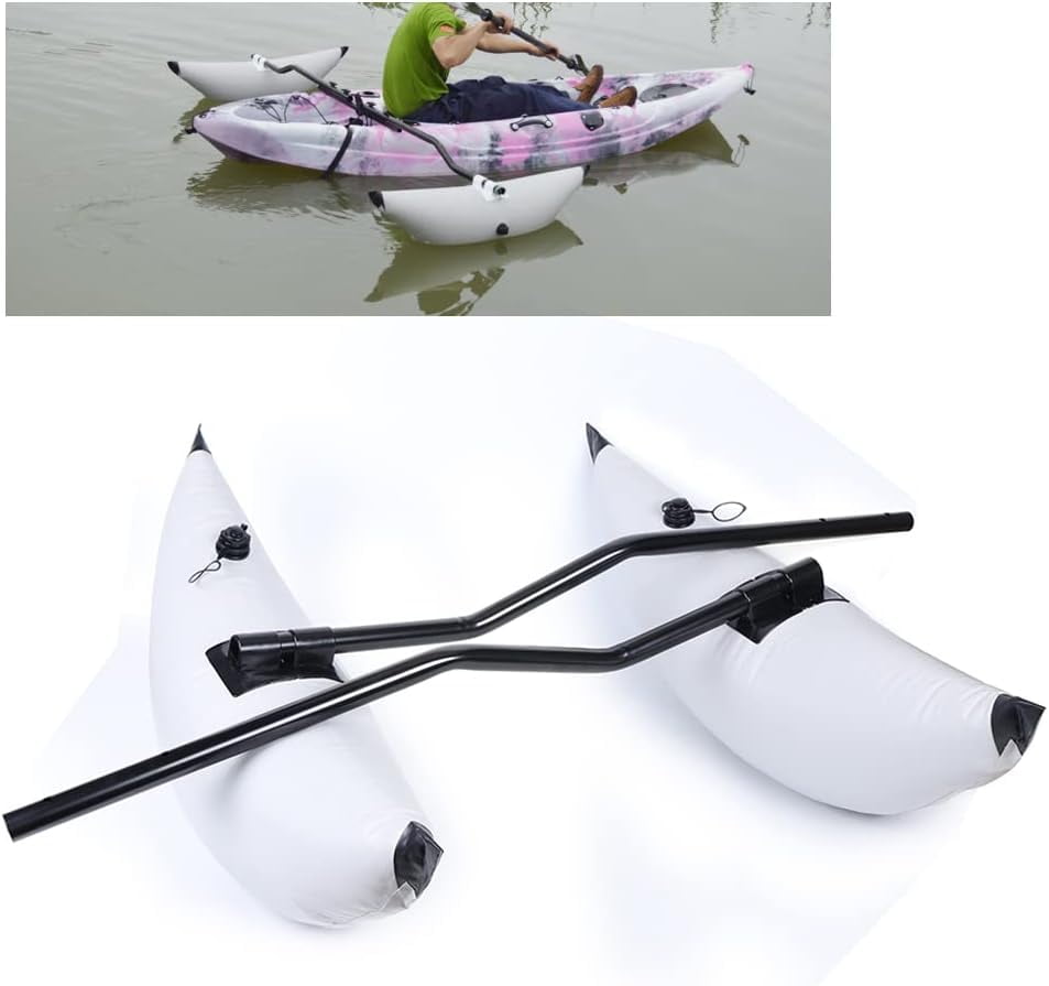 Kayak Stabilizers, 2 PCS Kayak Outriggers Dual Valves Canoe Stabilizer ...