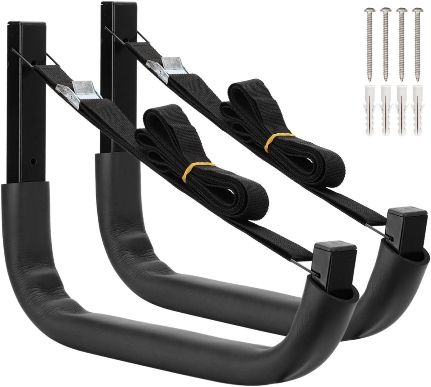 Kayak Storage Hooks, 15.5Inch Wall Mount Paddle Board Storage Rack ...