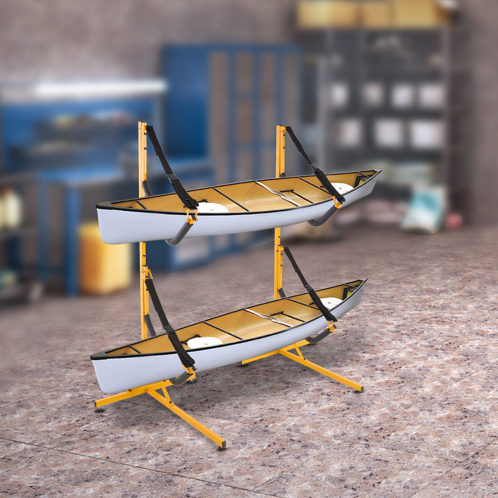 Kayak Storage Rack Free Standing Storage Rack f/ Kayak Double Kayak ...